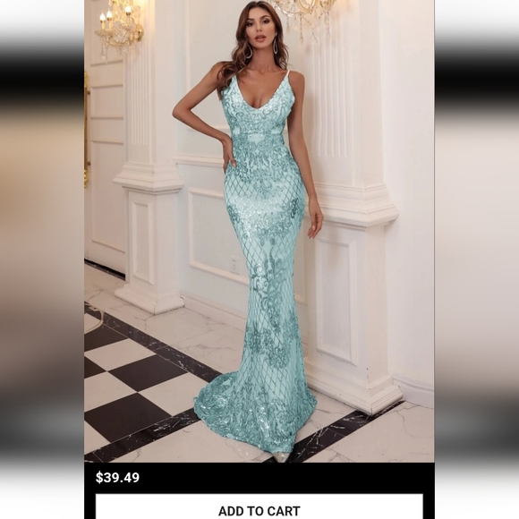 SHEIN | Dresses | Elegant Mermaid Gown | Poshmark